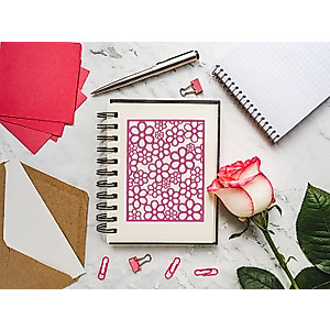 Small Flower Frame Background Cutting Dies Stencil Metal Template Molds, Embossing Tool Flower Die Cuts for Card Making Album Paper Scrapbooking DIY Décor Dies Craft