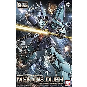 Bandai Hobby RE/100 Zeta Z Gundam Dijeh MG 1/100 Model Kit