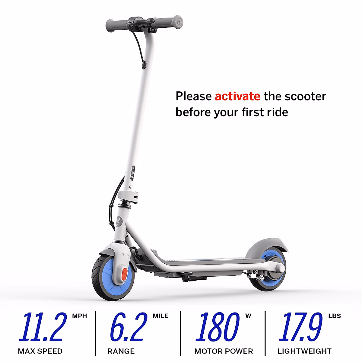 Segway Ninebot eKickScooter ZING C9, Electric Kick Scooter for Kids, Teens, Boys and Girls, Lightweight and Foldable, UL-2272 Certified