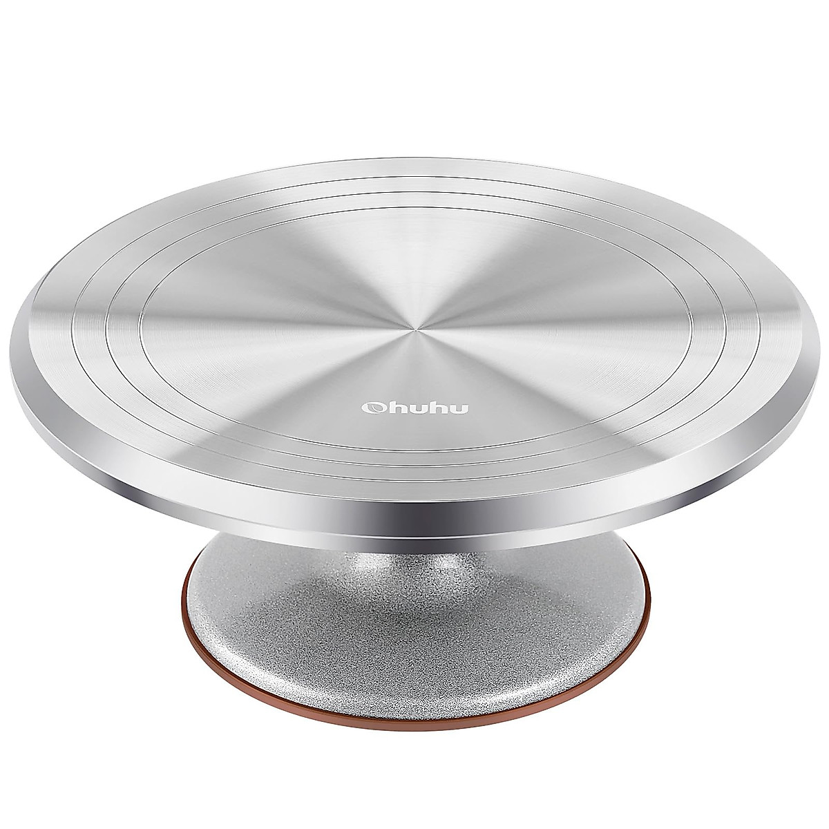 Cake Stand, Ohuhu Aluminium 12''Cake Turntable Decorating Bakery Supplies - BPA-Free Frosting Spinner Rotating Revolving Lazy Susan
