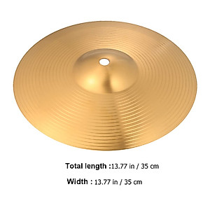 Hat Clutch Hat Cymbals Jazz Drum Cymbals Pieces- hat Jazz Drum Parts Accessory ( 14 Inch )