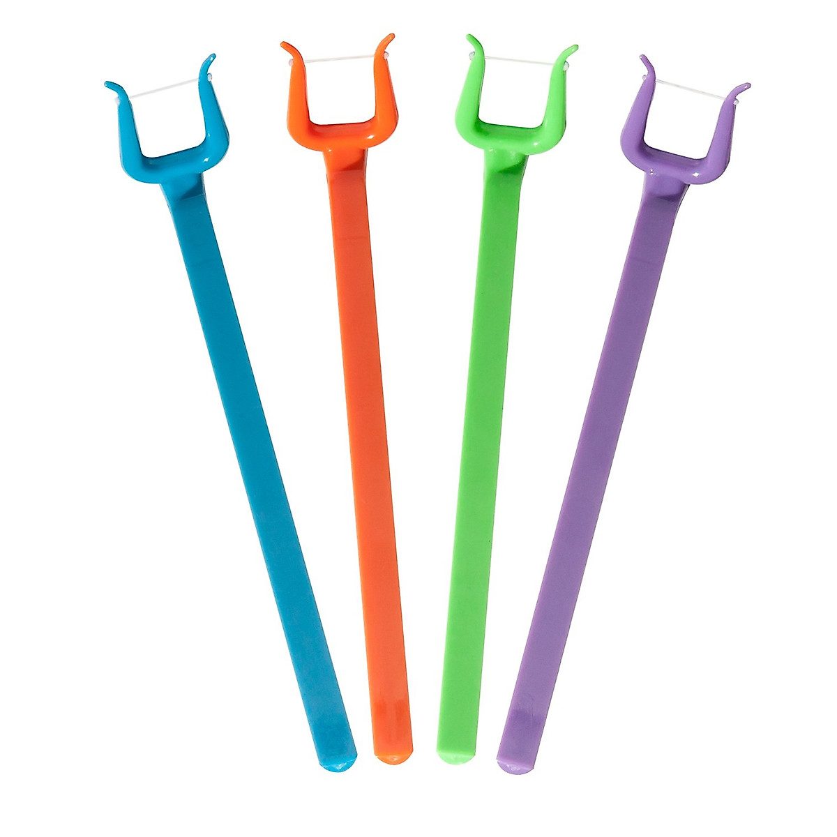 The Harp Orthodontic Reusable Flosser 4 pack Multipack