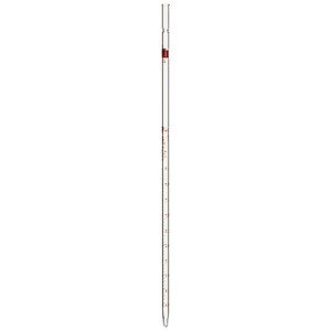 United Scientific PS7080-G Borosilicate Glass Serological Pipette, Class B, 5ml Capacity, 0.05ml Graduation Interval (Pack of 6)