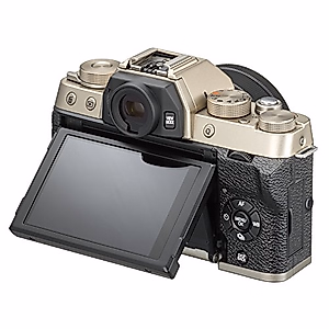 Fujifilm X-T100 Mirrorless Digital Camera, Champagne Gold (Body Only)