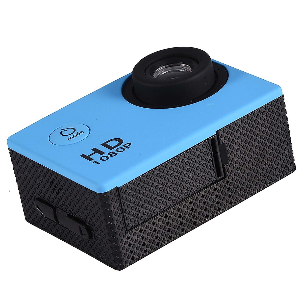 fosa Action Camera Waterproof Outdoor Sports Cam with Waterproof Housing Case, Cycling Sports Mini DV Camcorder Build in Rechargeable Batteries with Mounting Accessories Kits(Blue)