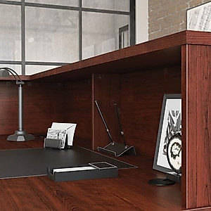 OfficeWorks by Sauder Affirm Reception Station, L: 70.87'' x W: 70.87'' x H: 13.58'', Classic Cherry