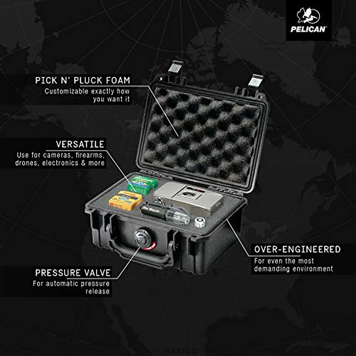 Pelican 1120 Case With Foam (Black)