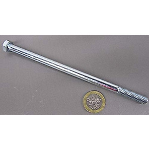 8.8 Zinc Steel Bolts PT M8 x 1.25 mm x 160 mm Long 10 pcs