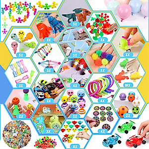Kifisa 1048 PCS Party Favors for Kids, Fidget Toys Pack,Birthday Gift Toys, Stocking Stuffers, Sensory Toys,Treasure Box, Goodie Bag Stuffers, Carnival Prizes Bulk, Pinata Filler Toys for