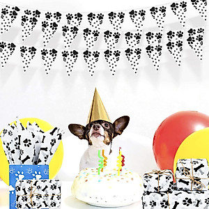 60 Sheets 20 x 20 Inch Dog Paw Print Tissue Paper Puppy Paws Gift Wrap Tissue for Gift Bags Wrapping (Dog Paw)