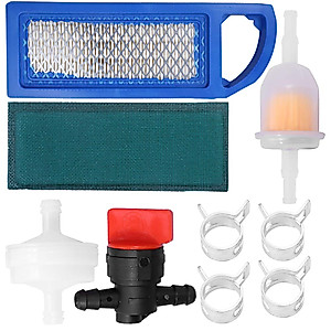 Anxingo GY20573 Air Filter with Oil Filter Replacement for John Deere LA115 LA105 LA110 L100 L105 L107 Lawn Tractor M149171 GY20577