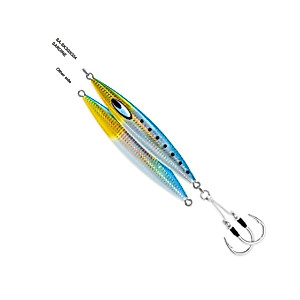 Daiwa SA-SK85G08 Metal Jig, Color: Zebra Orange, 3 Oz, 5/0 Hook Size