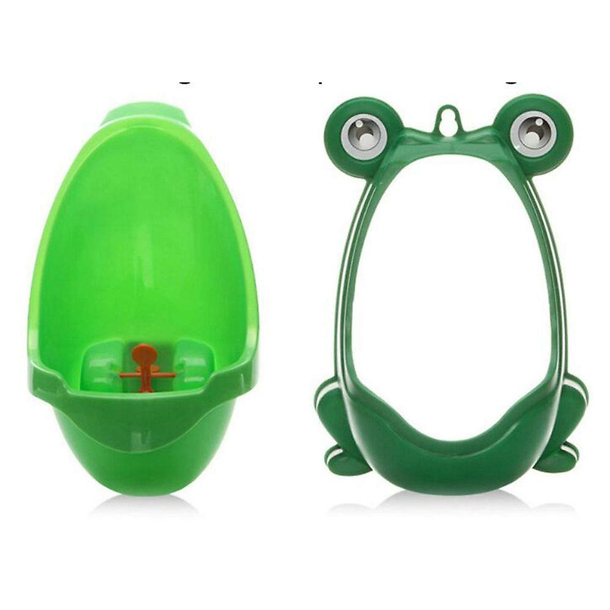 jatech 1 pc Baby Boy Potty Toilet Training Frog Children Stand Vertical Urinal Boys Pee Infant Toddler Wall-Mounted (Green)