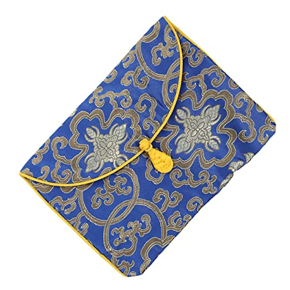 STOBAZA 2pcs Pocket Covers Style Tote Pouch Bags Container Embroidery Wrap Holder Bible Pattern Makeup Carrier Supplies Print Book Confucian Zen Envelope Ethnic Portable Classic Case