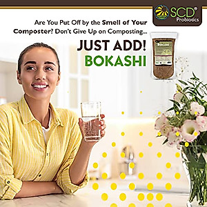 All Seasons Bokashi Compost Starter 5 lbs (2 Gallon) - Dry Bokashi Bran for Kitchen Compost Bin - Compost Food & Pet Waste Quickly & Easily with Low Odor by SCD Probiotics