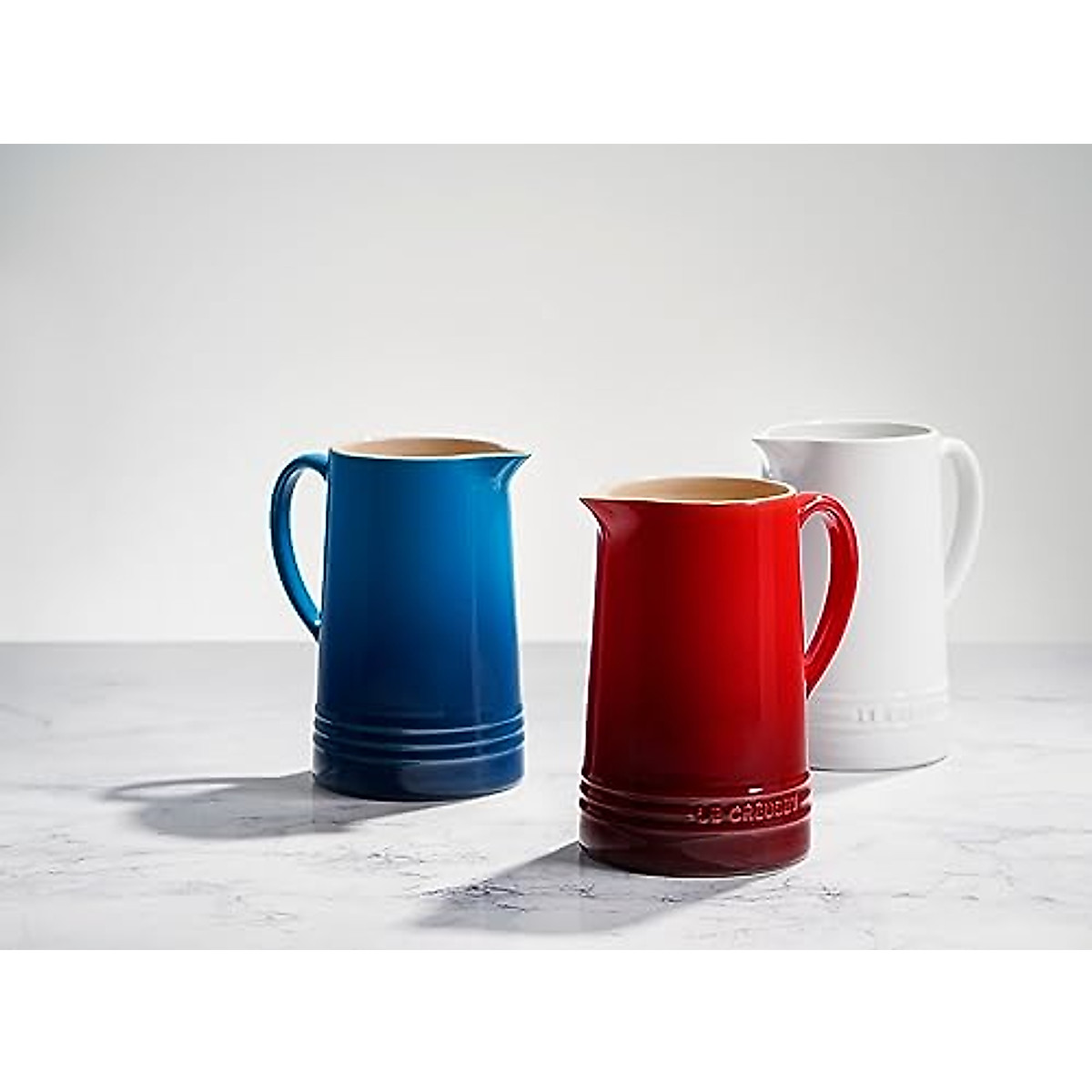 Le Creuset Stoneware Small Pitcher, 10 oz., White