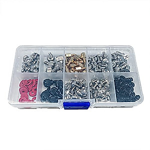 228PCS Personal Computer Screw,Pc Case Screws,Motherboard Standoffs for Hard Drive Pc Case Motherboard Fan Power Graphics