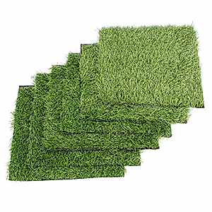 Alfie Pet - Keith 6-Piece Set Artificial Grass Bedding Mat for Chicken Nest Box