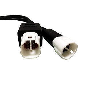 for Yamaha 3pin + 4pin 2 in 1 3 Pin and 4pin to OBD2 Motorcycle Scanner Cable Works Along with OBD Scanner