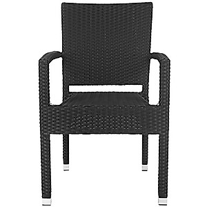 Safavieh Outdoor Living Collection Kelda Wicker Arm Chairs