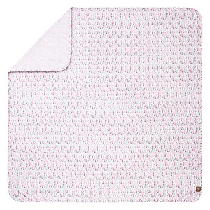 Trend Lab Pastel Painterly Floral Jumbo Deluxe Flannel Swaddle Blanket-Pastel Painterly Floral Watercolor Print, 100% Cotton Flannel, Pinks, Teal, Mint, Gray, 48 in x 48 in