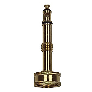 Kasian House Heavy-Duty Brass Garden Hose Nozzle, Easy Adjustable Twist Control Water Hose Sprayer Nozzle, Fits Standard Hoses, Garden Sprayer, Spray Nozzle