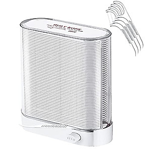Holy Rose Dental Floss Picks Dispenser,for Clean Teeth Floss Picks Toothpick Automatic Pop-Up Organiser Case,Adults Floss Sticks,Flossers 88 Count Sealed Storage Use More Hygienic