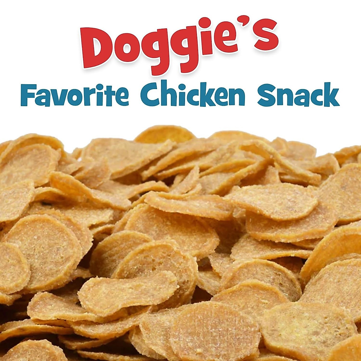 Chip's Naturals Doggie Chicken Chips Small 4 oz All Natural High Protein Low Calorie Healthy Dog Treats, Grain Free Gluten Free USDA Inspected & Approved Chicken Treat for Dogs, Pet Supplies