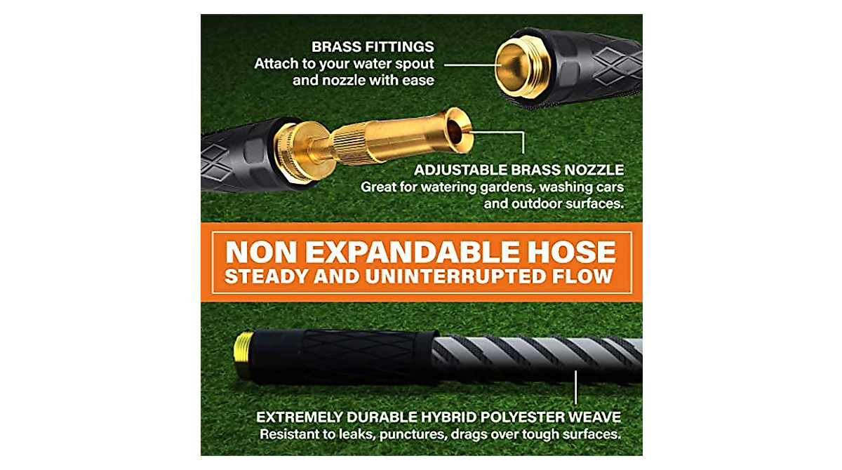 Bionic Flex PRO 50’ Garden Hose - Durable & Lightweight
