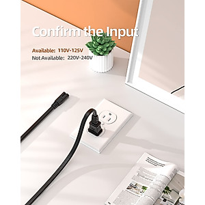 2 Prong Charger Cord Fit for JBL PartyBox 300 310 100 200 1000 On-The-Go Bluetooth Speaker System Power Cord Replacement AC Cable