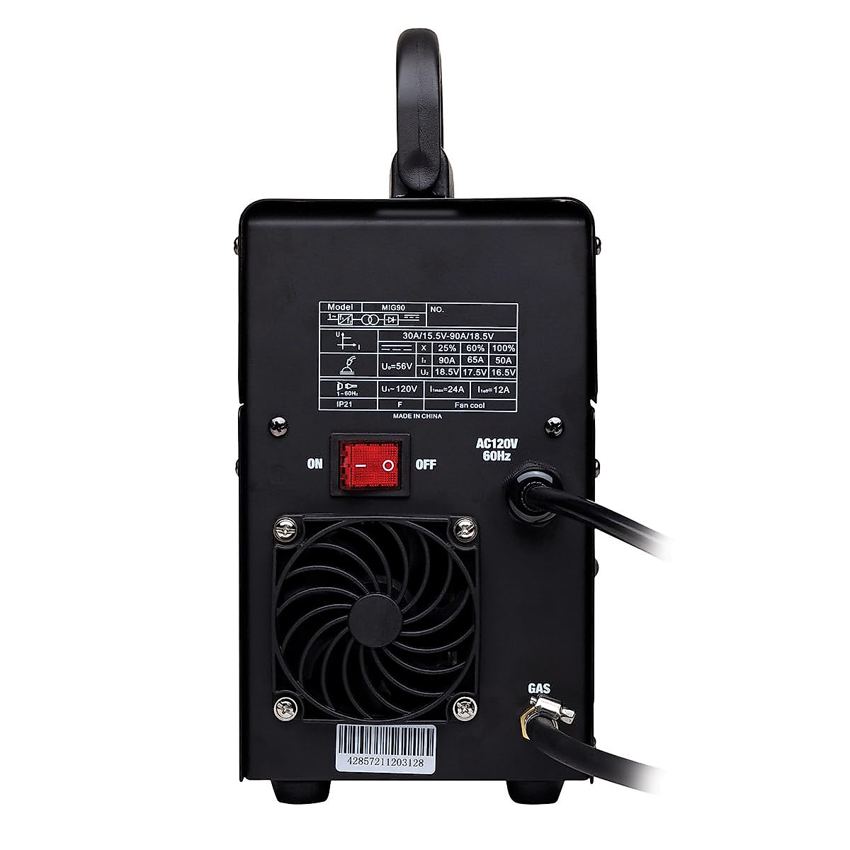 Eastwood 30-90 Amp 120V MIG Welder Machine for MIG and Flux Welding | Portable Welding Machine with Gas Regulator and Spool of Wire | Perfect for Beginners and DIY Project Enthusiast