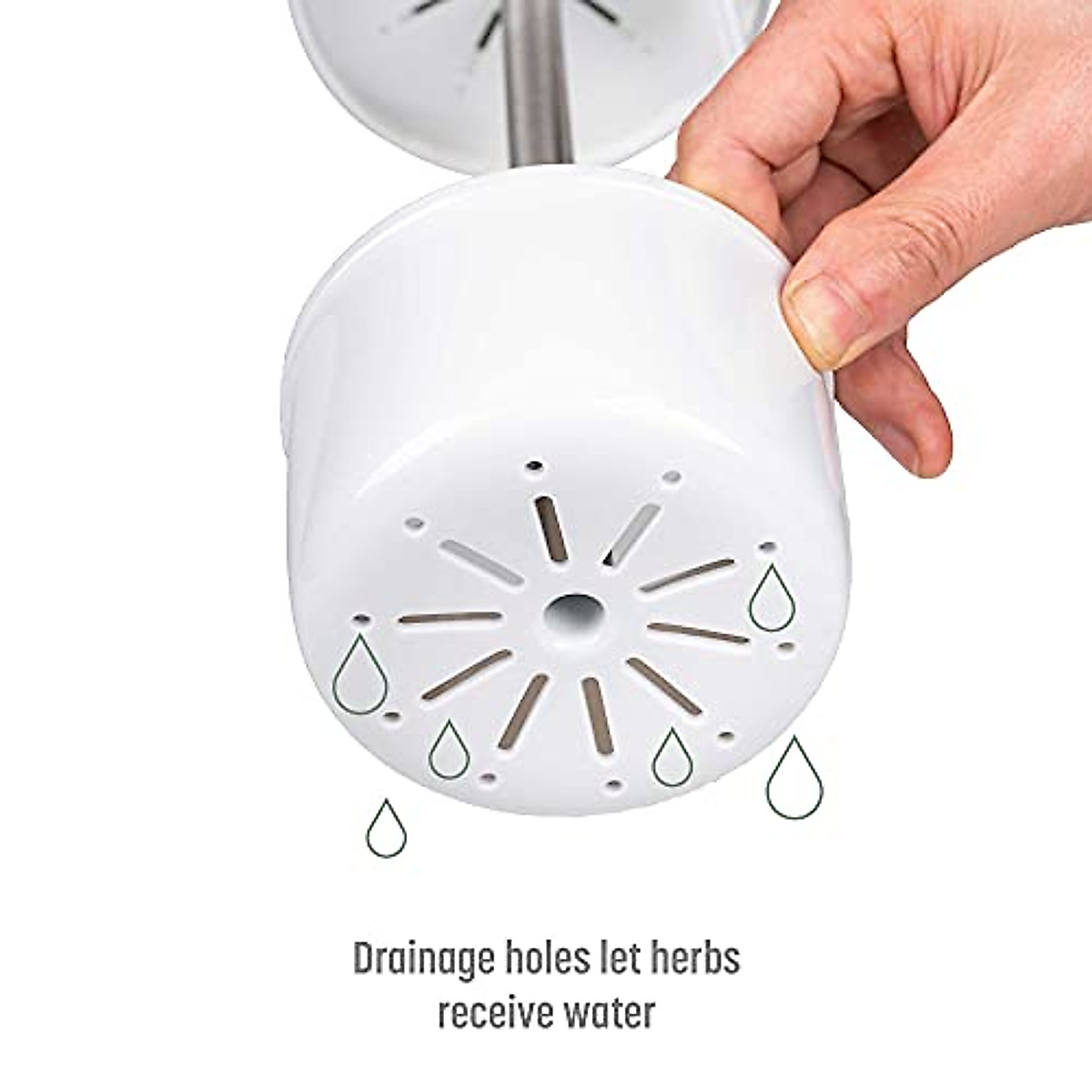 Goodful Herb Keeper Preserver, Designed for Optimum Breathable Airflow for Maximum Freshness, Water Line Ensures the Use of the Right Amount of Water, Stores in your Refrigerator