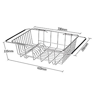 1Pcs Kitchen Racks for Storage-Kitchen Cupboard Organizers for Cups-Kitchenaid Dish Drainer Drying Rack-Plate and Bowl Organizer for Cabinet-Kitchen Rack for Utensils-Kitchen Racks and Shelves