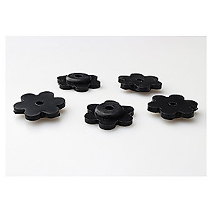 5pcs Flag Stops, Rubber Garden Flag Stoppers Flag Pole Stopper for Garden Flag Pole Stand