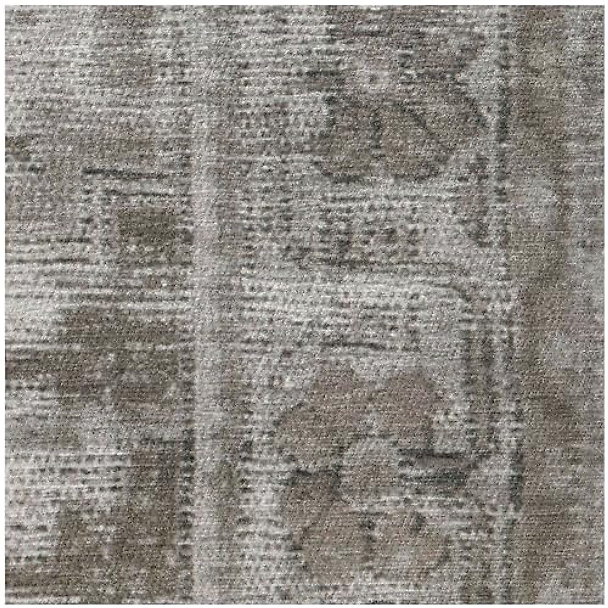 RUGGABLE Washable 3x5 Area Rug, Zinnia Grey, Premium Rugs for Living Room, Bedroom, Kitchen, Office, Classroom with Gripper Non Slip Pad
