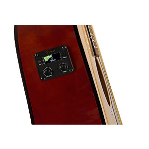 Fender FA-125CE Dreadnought Acoustic Electric Guitar, with 2-Year Warranty, Natural