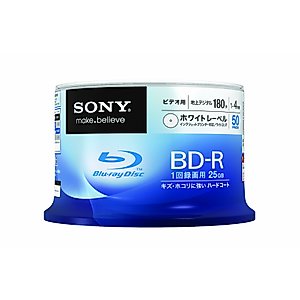 Sony Blu-ray Disc 50 Spindle - 25GB 4x Speed BD-R