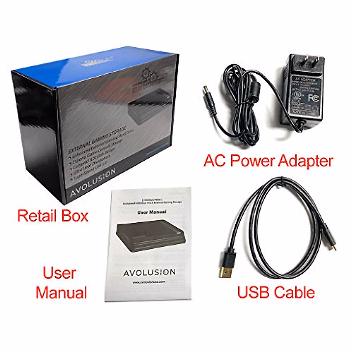 Avolusion HDDGear Pro X 10TB USB 3.0 External Gaming Hard Drive (Pre-formatted for Xbox One X, S, Original)