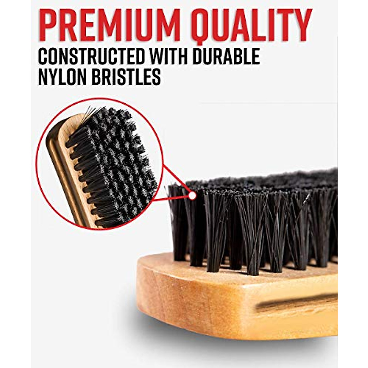 Adam's Polishes Cockpit Detailing Brush - Car Cleaning Brush | Scrub Brush for Interior Leather Cleaner Carpet Upholstery Fabric Shoe Sofa Shower Bathroom Pet | Car Wash Kit - Car Cleaning Supplies