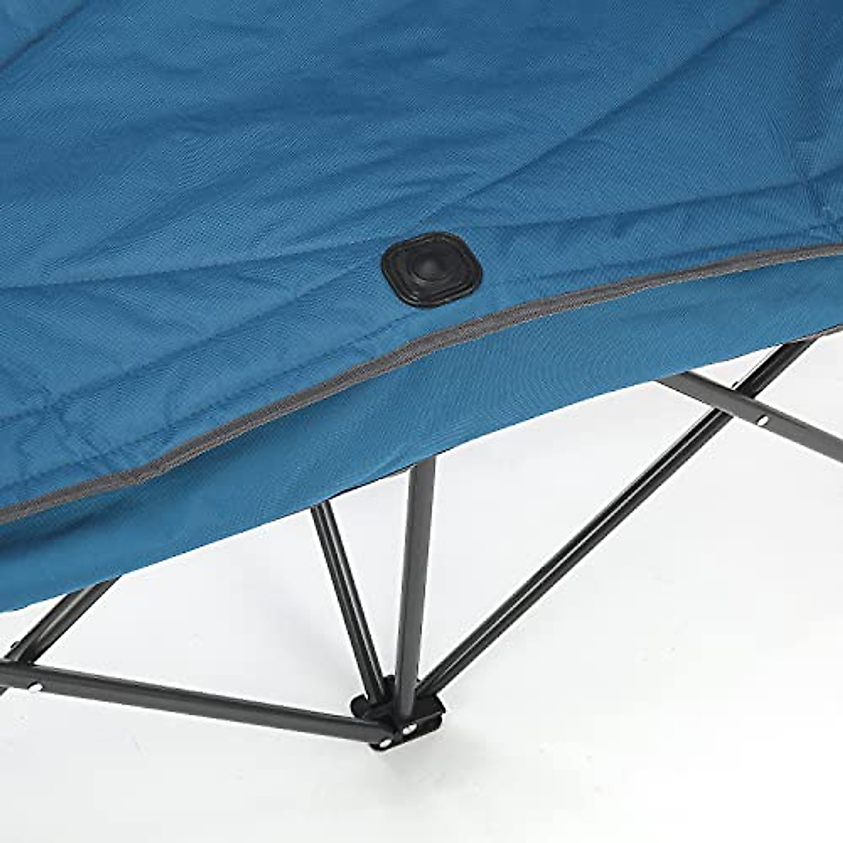 ARROWHEAD OUTDOOR Portable Folding Double Duo Camping Chair Loveseat w/ 2 Cup & Wine Glass Holder, Heavy-Duty Carrying Bag, Padded Seats & Armrests, Supports up to 500lbs, USA-Based Support