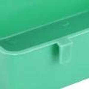 Leftwei 10Pcs Bird Food Water Feeder, Bird Seed Food Feeding Watering Dish Cups Plastic Hanging Bowl Trough Bird Bathtub Accessories for Poultry Parrot Pigeon Parakeet Budgie Cage