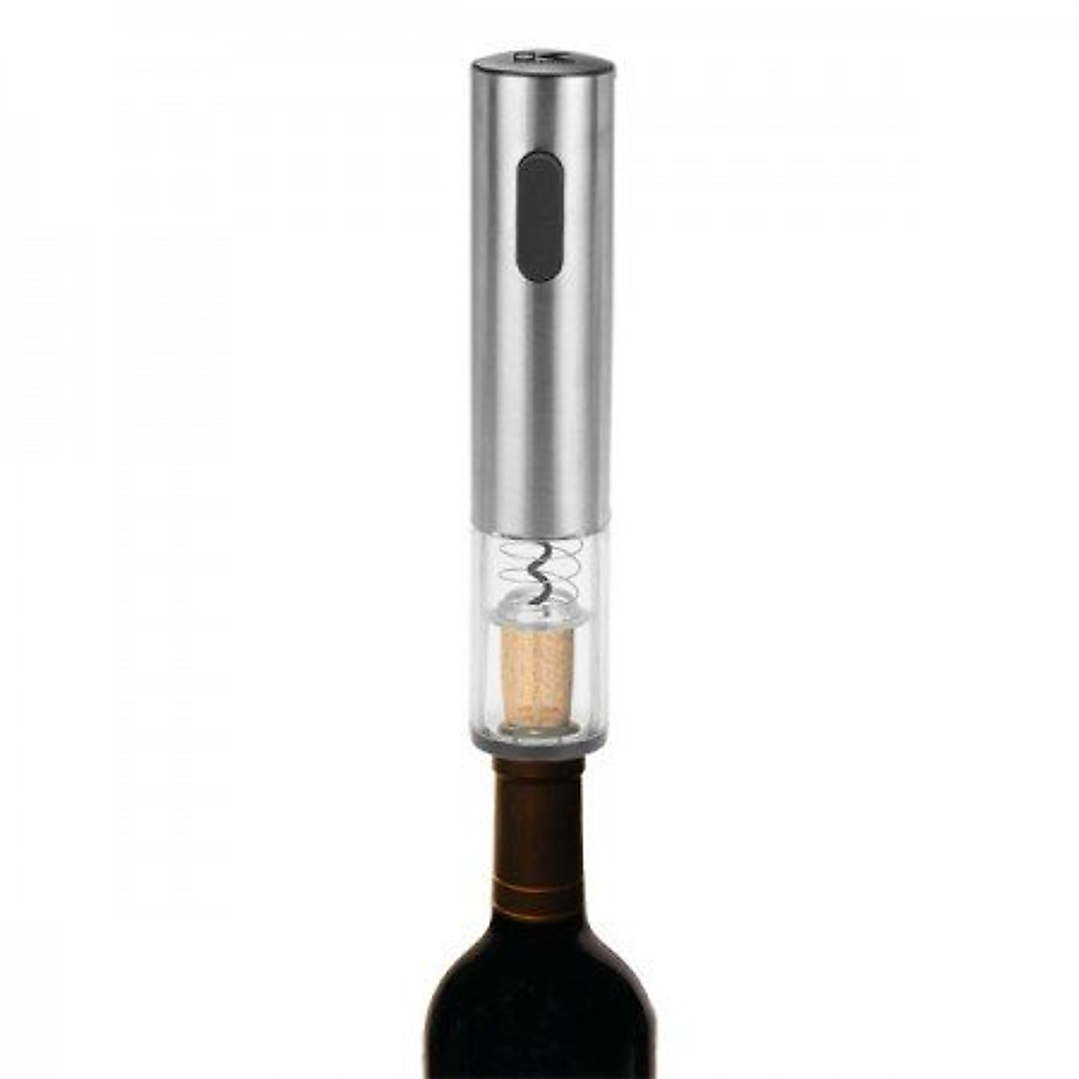 Kalorik Electric Wine Bottle Opener, Charging Base, Foil Cutter, Stainless Steel.