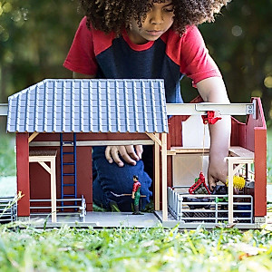 Schleich Farm World, Toys for Boys and Girls Ages 3-8, 27-Piece Playset, Large Toy Barn with Farm Accessories