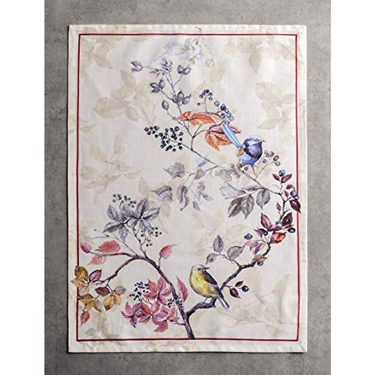 Maison d' Hermine Kitchen Towel 100% Cotton Quick Dry Cleaning Dishtowel for Gifts, Dining, Home, Wedding, Banquet, Buffet, Equinoxe - Beige - Thanksgiving/Christmas (Set of 3)