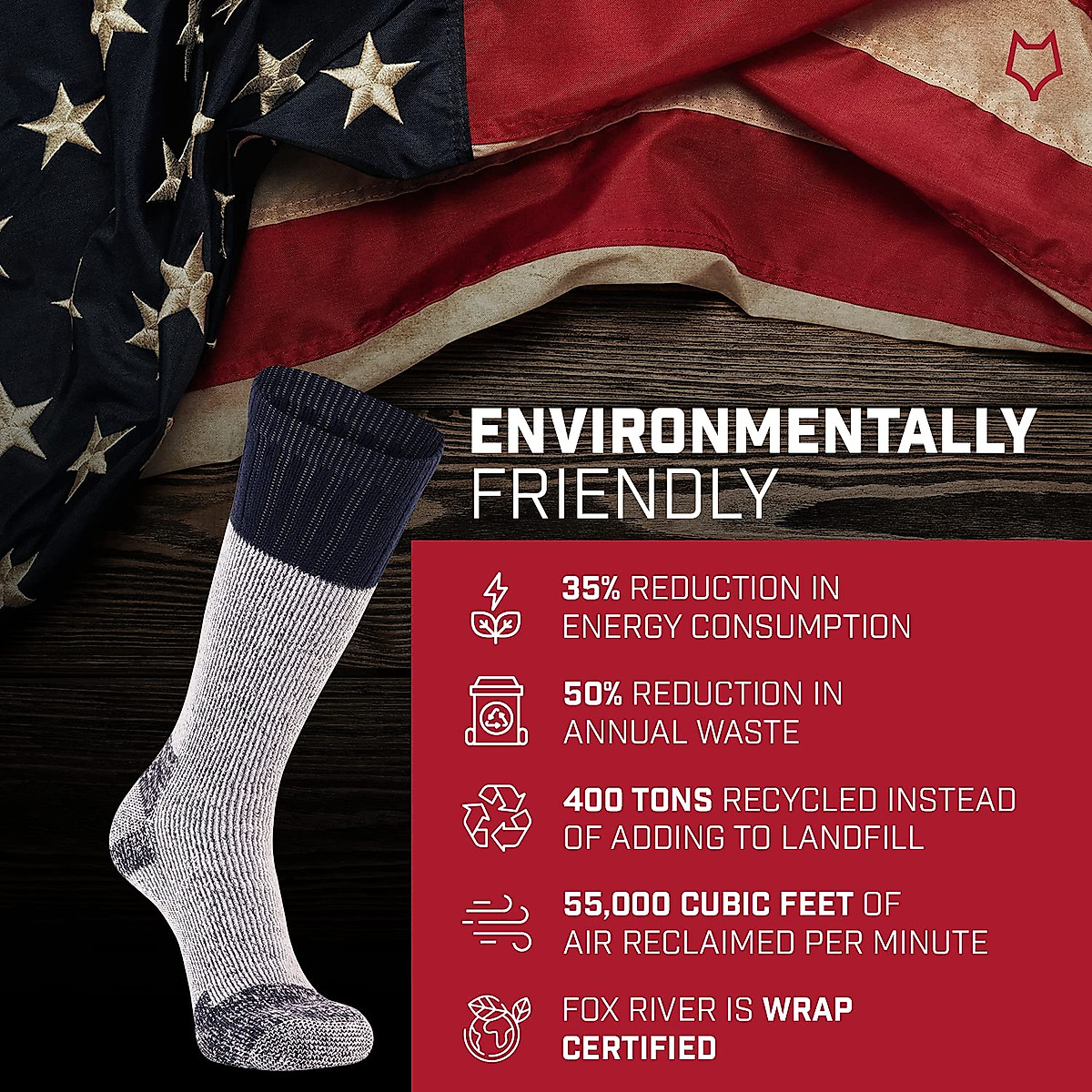 FoxRiver womens Wick Dry Outlander Heavyweight Boot & Field Mid-calf hiking socks, Green, Large US