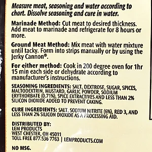 LEM Backwoods Cracked Pepper Jerky Seasoning, 5.6 oz.