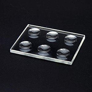 Handheld Digital Microscope Accessories Microscope Glass Slides 5mm Thickness Circular Concave Cavity Biological Microscope Slide Optical Glass, Multiple Wells Optional Microscope Accessories (Size :
