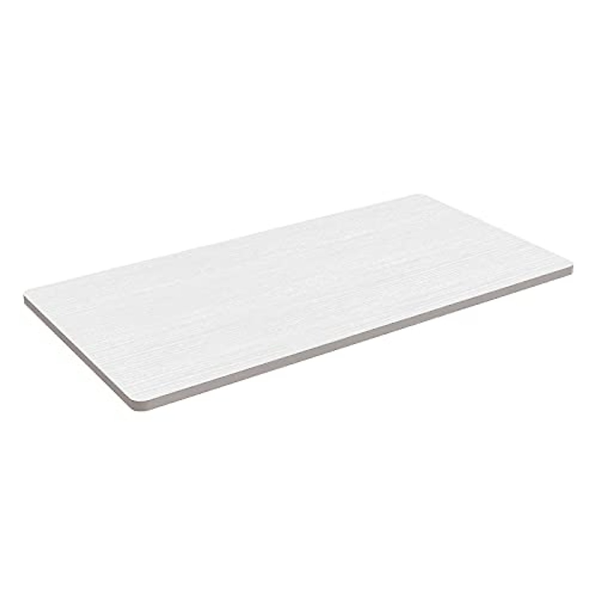 AIMEZO 47 x 24 inch Table Top Solid One-Piece Table Top Universal Desk Top for Standing and Sit to Stand Height Adjustable Desk FramesWhite