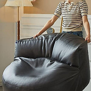 ZYJBM Lazy Person Sand Single Person Sofa Small Family Fabric Living Room Type Balcony Couch Can Not Be Dismantled to Wash