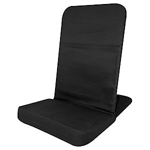 BackJack Floor Chair, Extra Large, Black